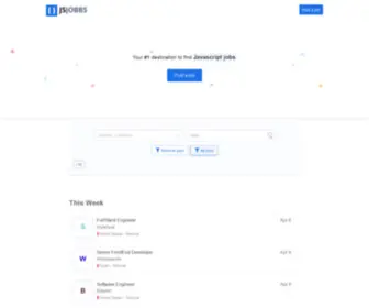 Javascript Jobs for Javascript Developers: Jsjobbs.com - StatsCrop